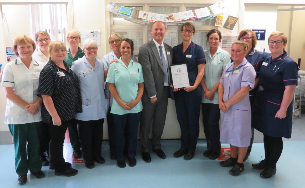 Caring staff create Trust’s first ‘Exemplar Ward’ – SaTH