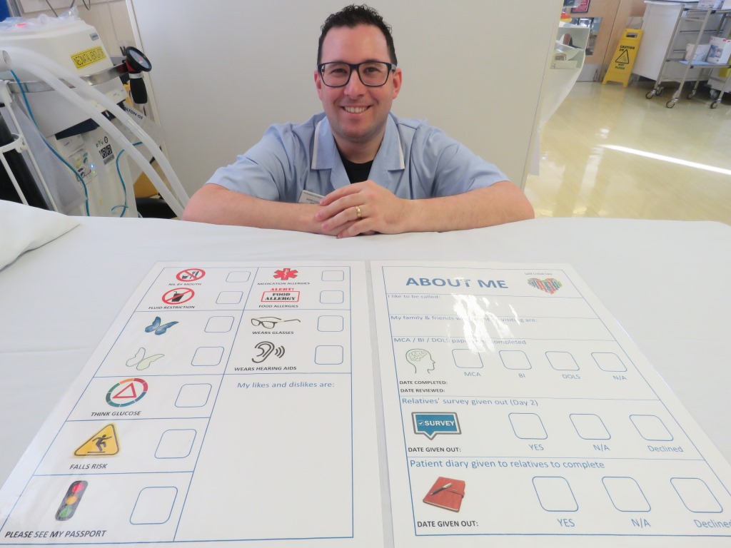 Innovative ‘About Me’ Boards designed by staff for their patients – SaTH