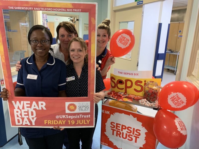 SaTH goes red to raise awareness of Sepsis – SaTH