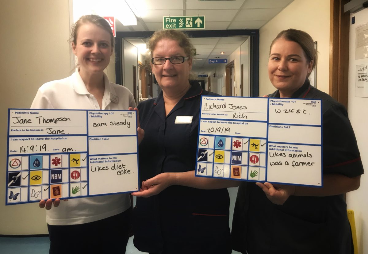 Patient information boards being rolled out to improve patient safety ...