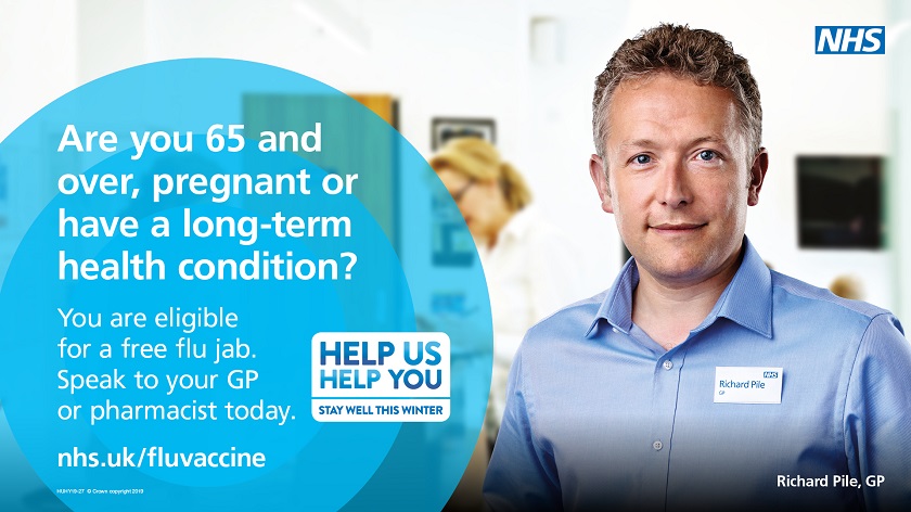 Reminder for those eligible to take up their FREE flu jab – SaTH