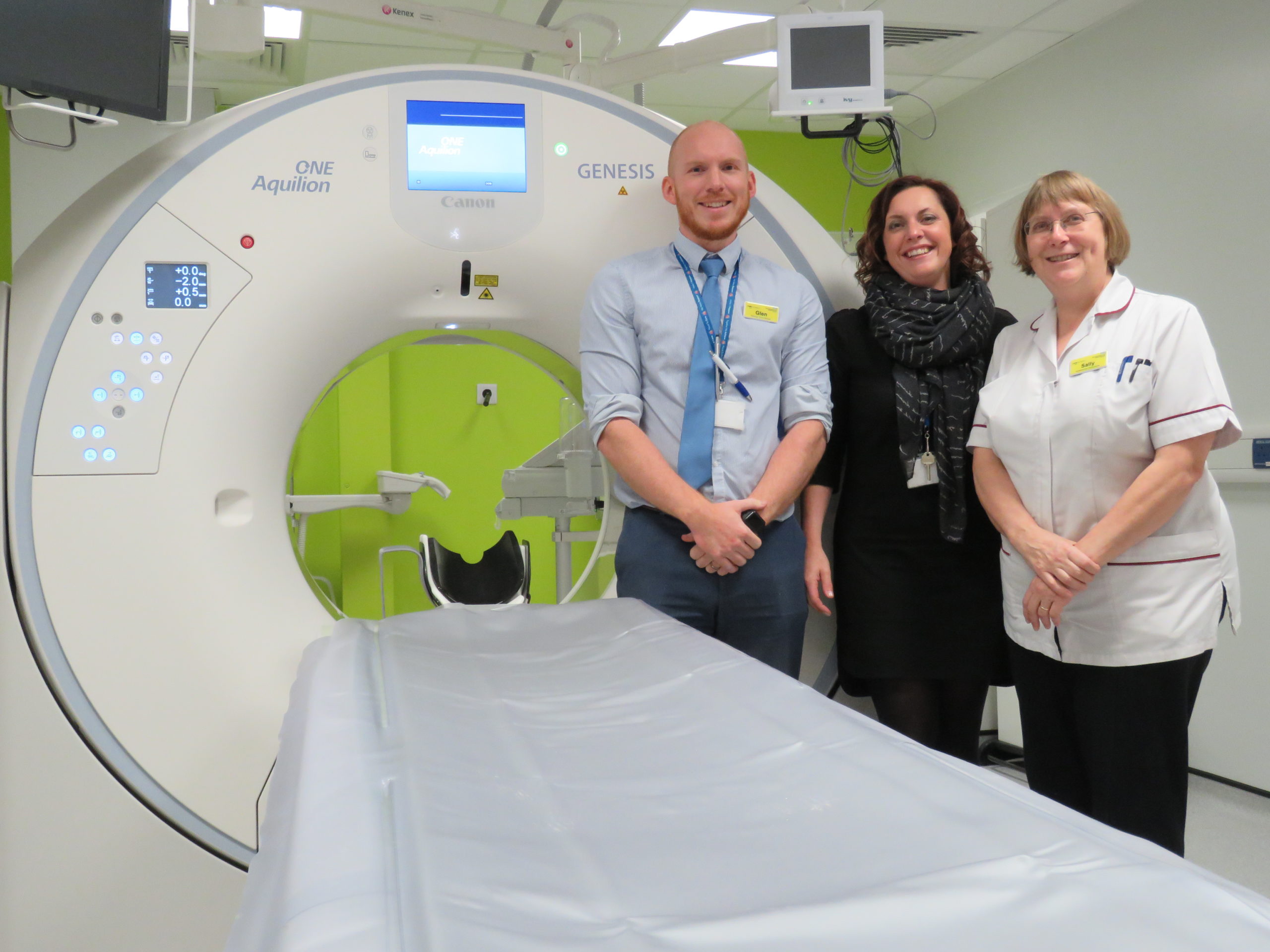 First patients scanned on new CT scanner at PRH – SaTH