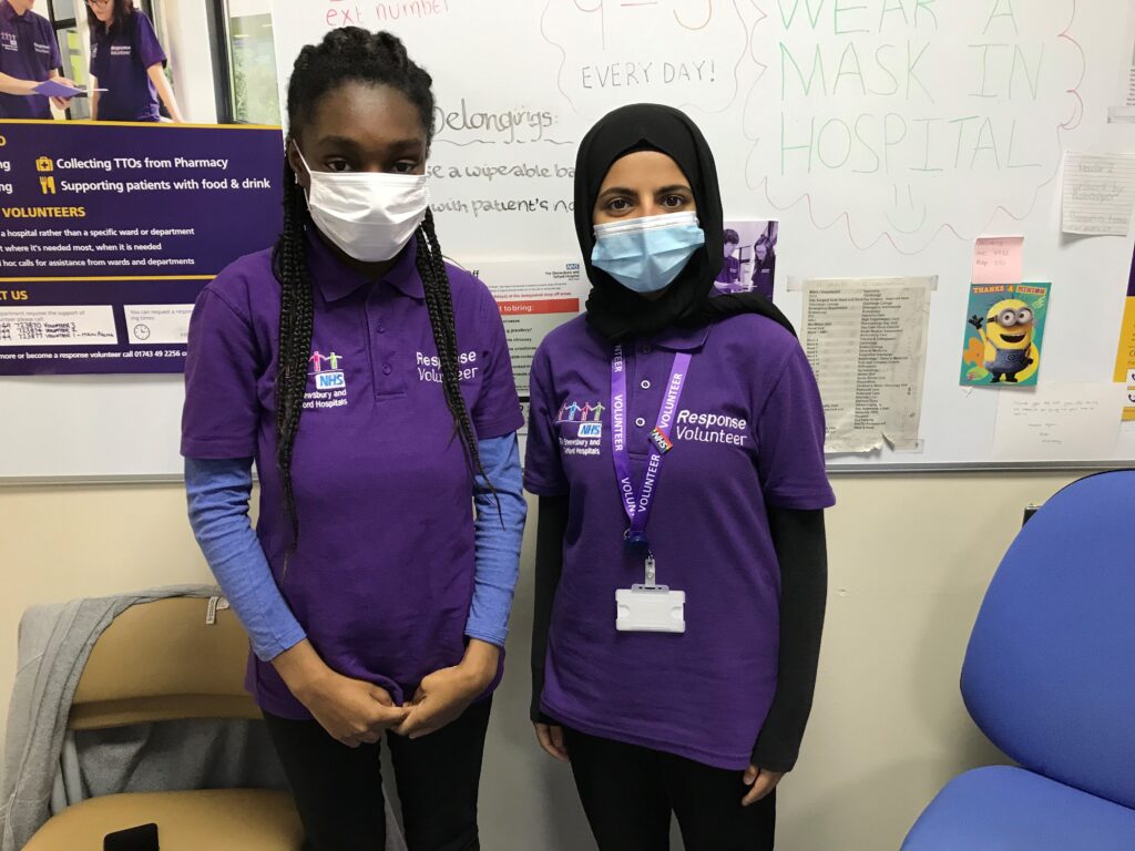 Volunteering at Shrewsbury and Telford Hospital NHS Trust