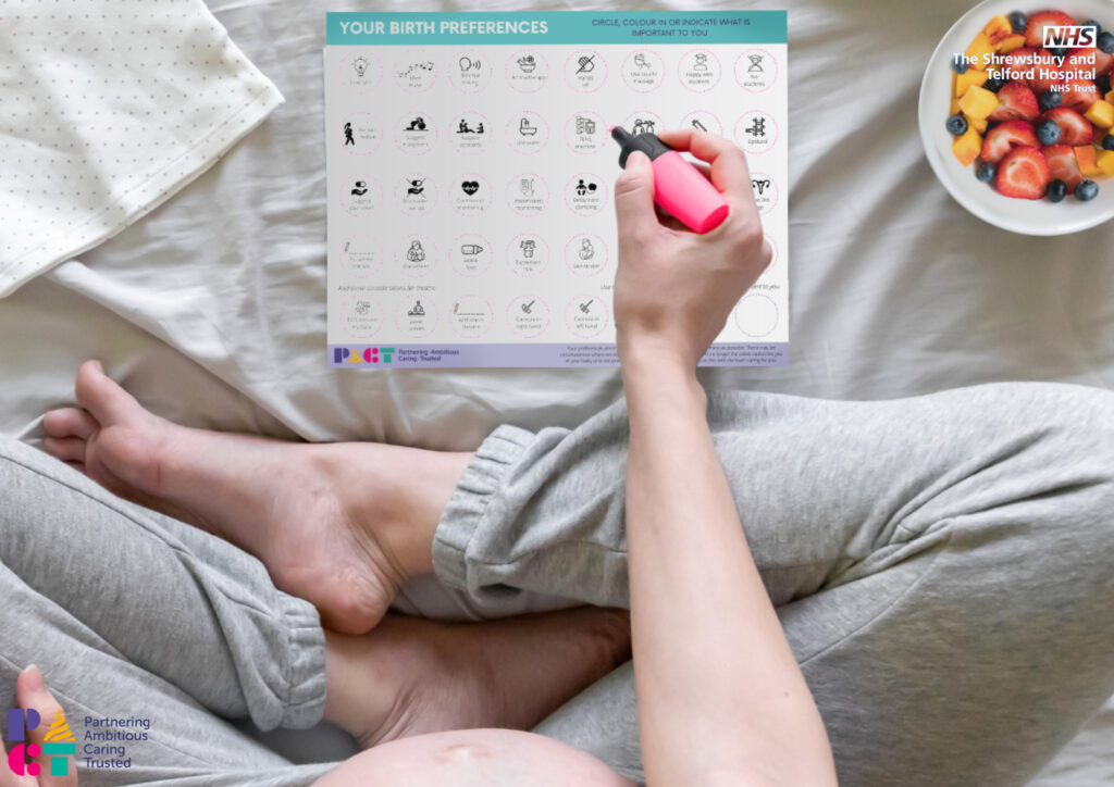 Birth Preferences Card launched across Maternity Service - SaTH