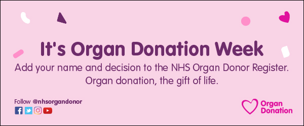 Trust supports Organ Donation Week – SaTH