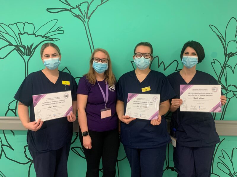 Maternity services staff celebrated for providing good care – SaTH