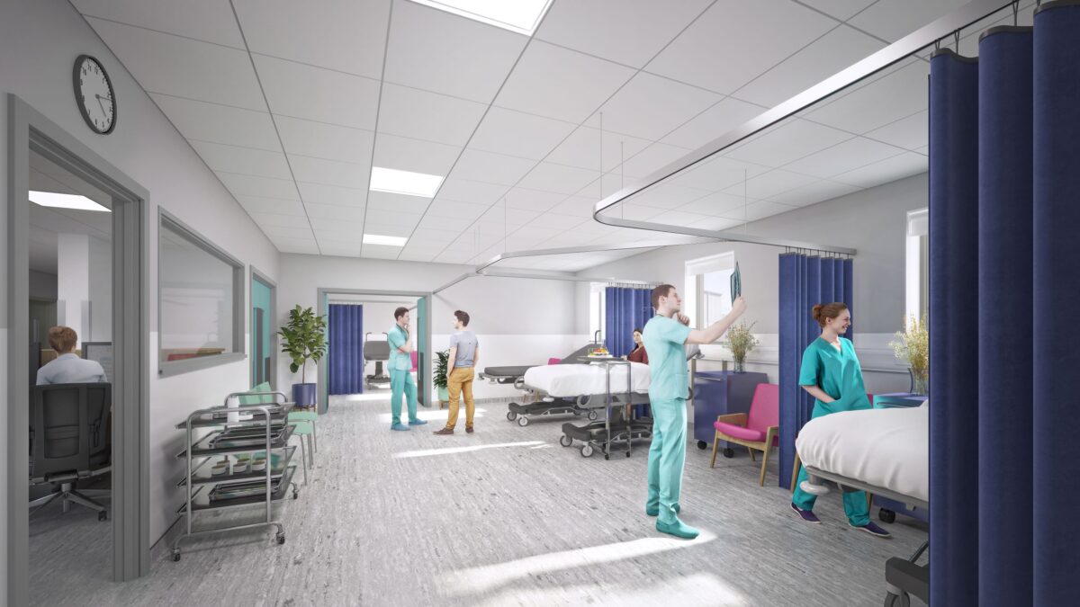 Construction of £24 million planned care hub at Princess Royal Hospital is progressing well ...