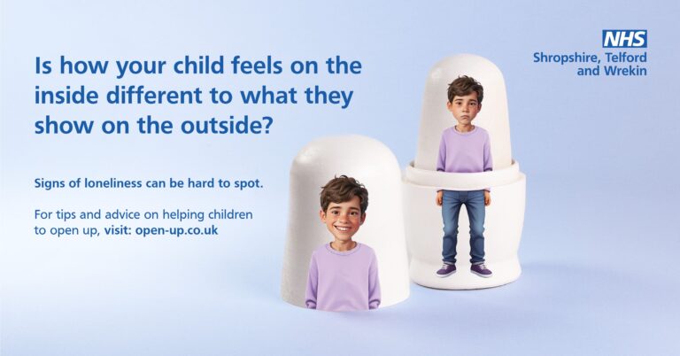 ‘Open up’ campaign launched to help prevent loneliness in children – SaTH